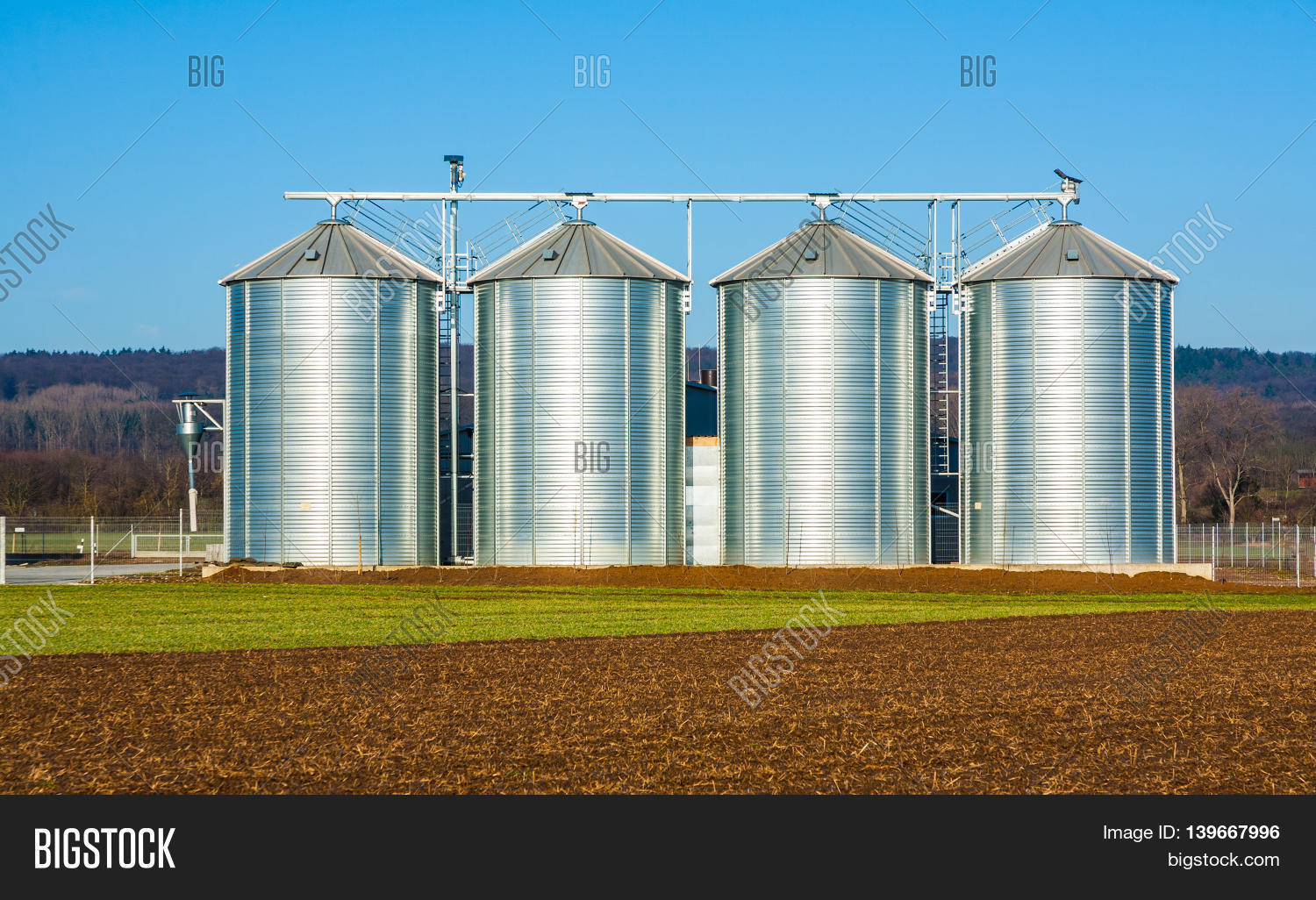 Silver Silo Rural Image & Photo (Free Trial) | Bigstock