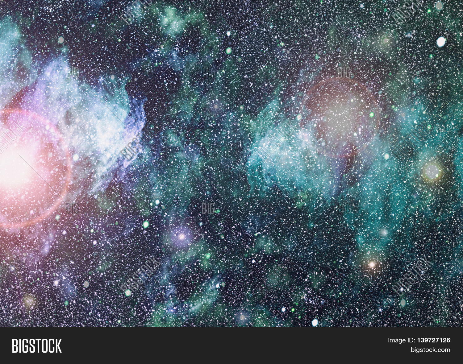 Colorful Starry Night Image & Photo (Free Trial) | Bigstock