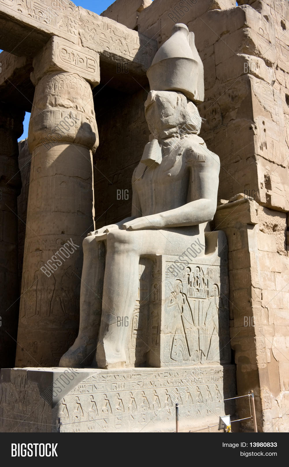 Inside Luxor Temple. Image & Photo (Free Trial) | Bigstock