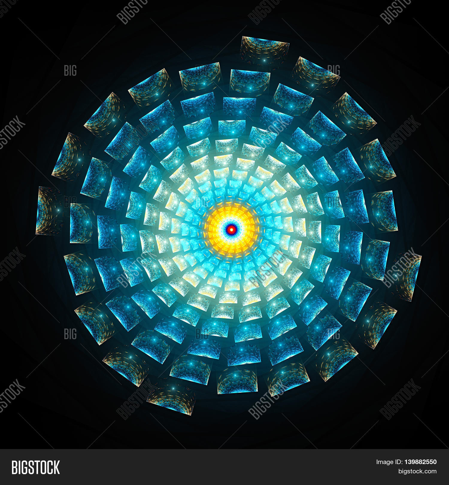 Circular Vortex Broken Image & Photo (Free Trial) | Bigstock