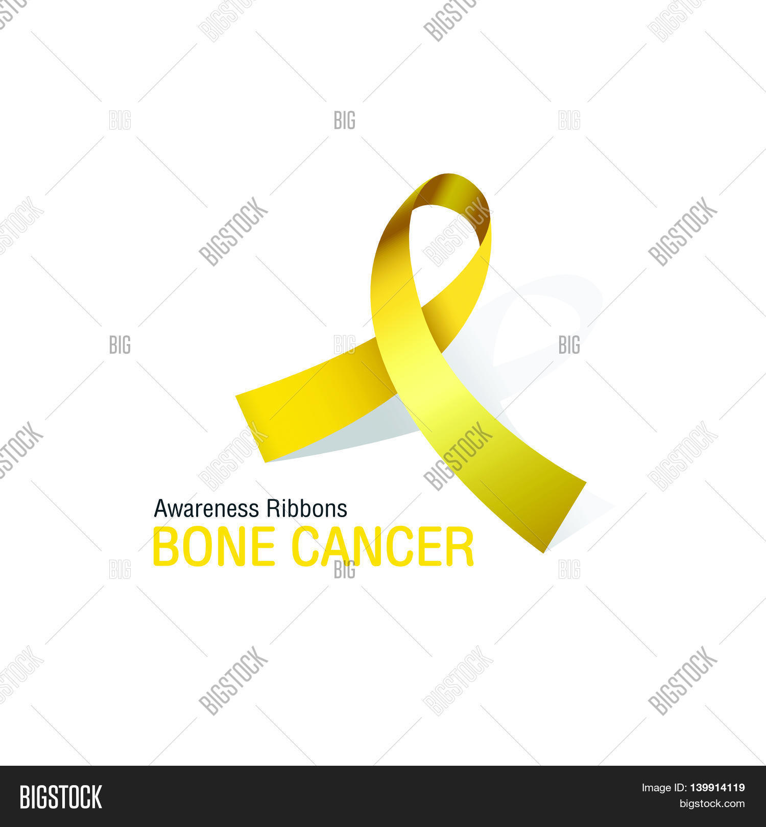 Yellow Awareness Vector & Photo (Free Trial) | Bigstock