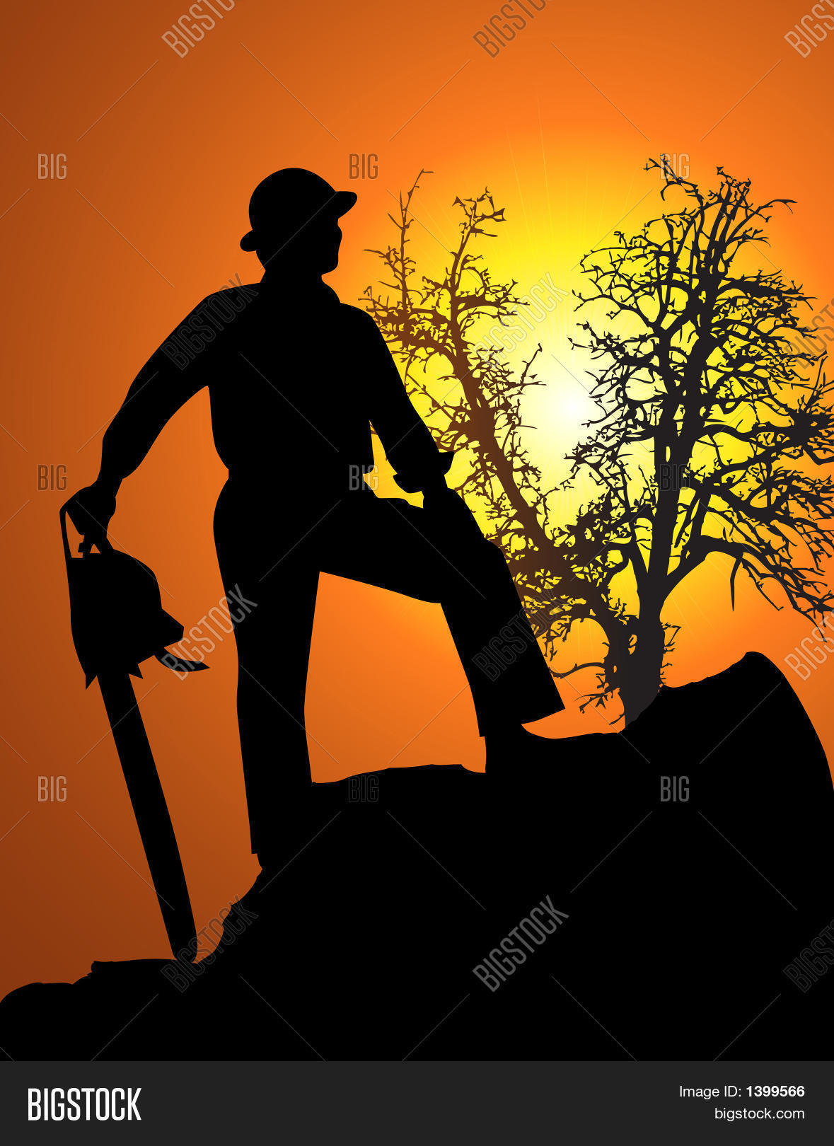 Landscape Worker Image & Photo (Free Trial) | Bigstock
