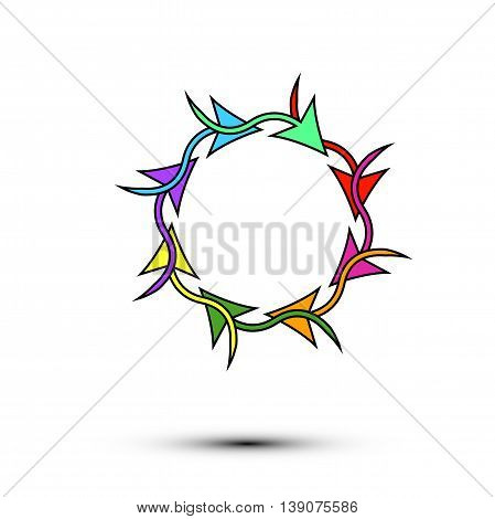Multi-colored Logo On Vector & Photo (Free Trial) | Bigstock