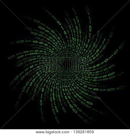 Vortex Binary Code On Vector & Photo (Free Trial) | Bigstock