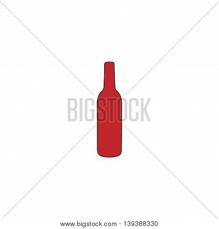Liquor Bottle. Red Vector & Photo (Free Trial) | Bigstock