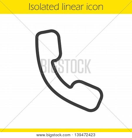 Phone Linear Icon. Vector & Photo (Free Trial) | Bigstock