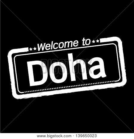 Images Welcome Doha Vector & Photo (Free Trial) | Bigstock