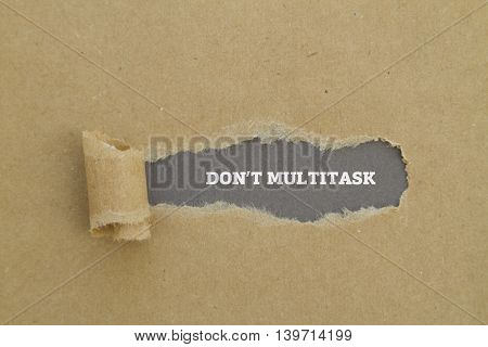 DO NOT MULTITASK Image & Photo (Free Trial) | Bigstock