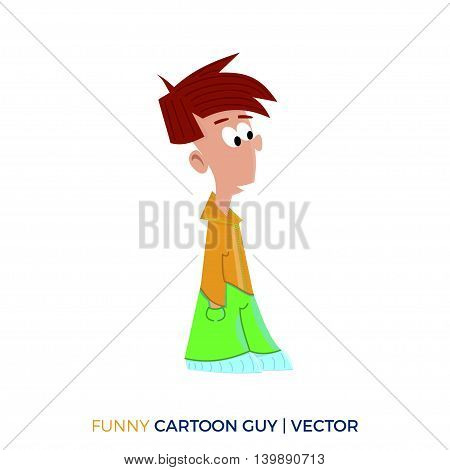 Funny Cartoon Guy Vector & Photo (Free Trial) | Bigstock