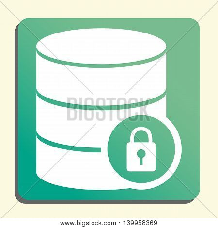Database Lock Icon Vector & Photo (Free Trial) | Bigstock