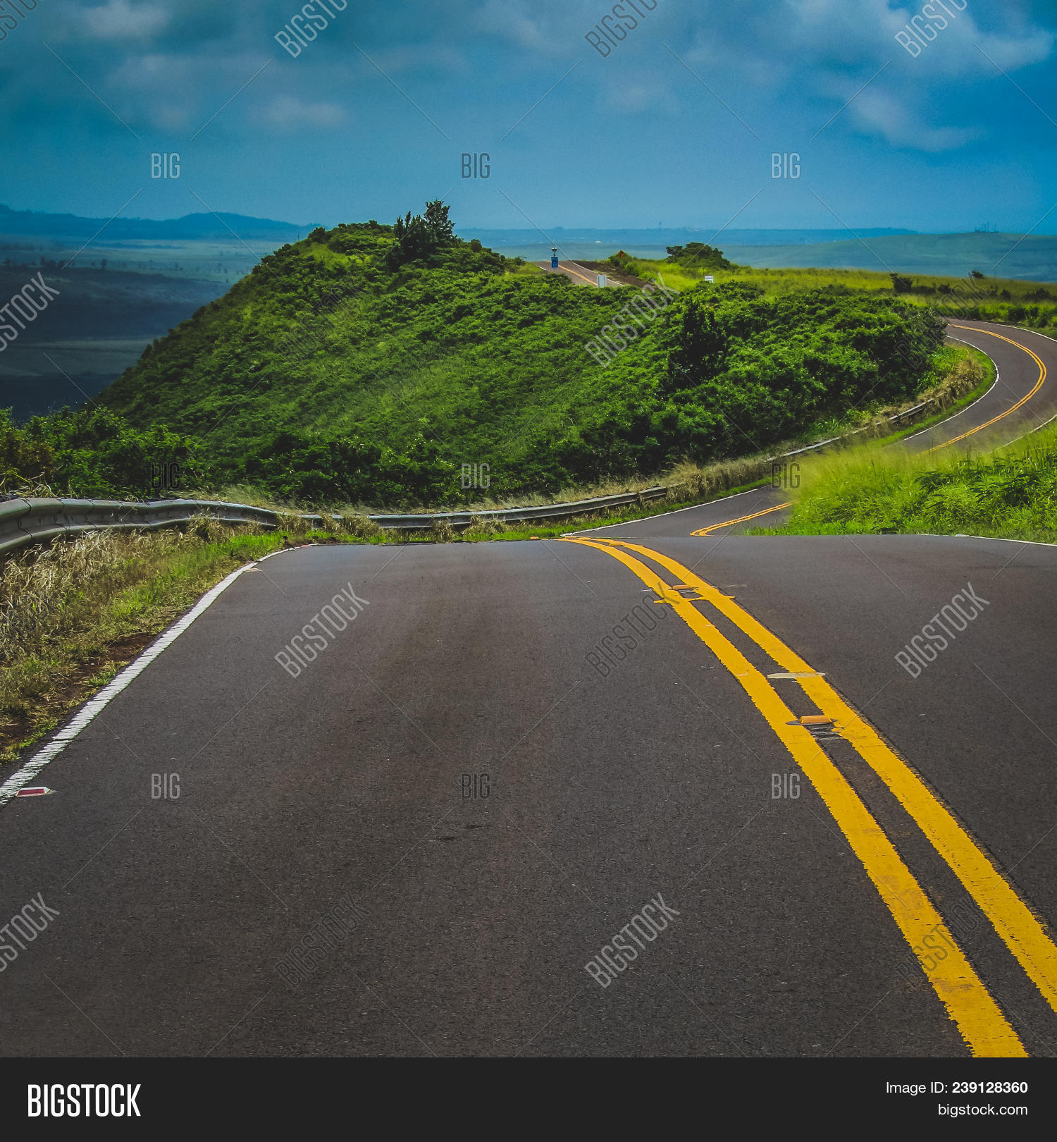 Curved Road Winding Image & Photo (Free Trial) | Bigstock