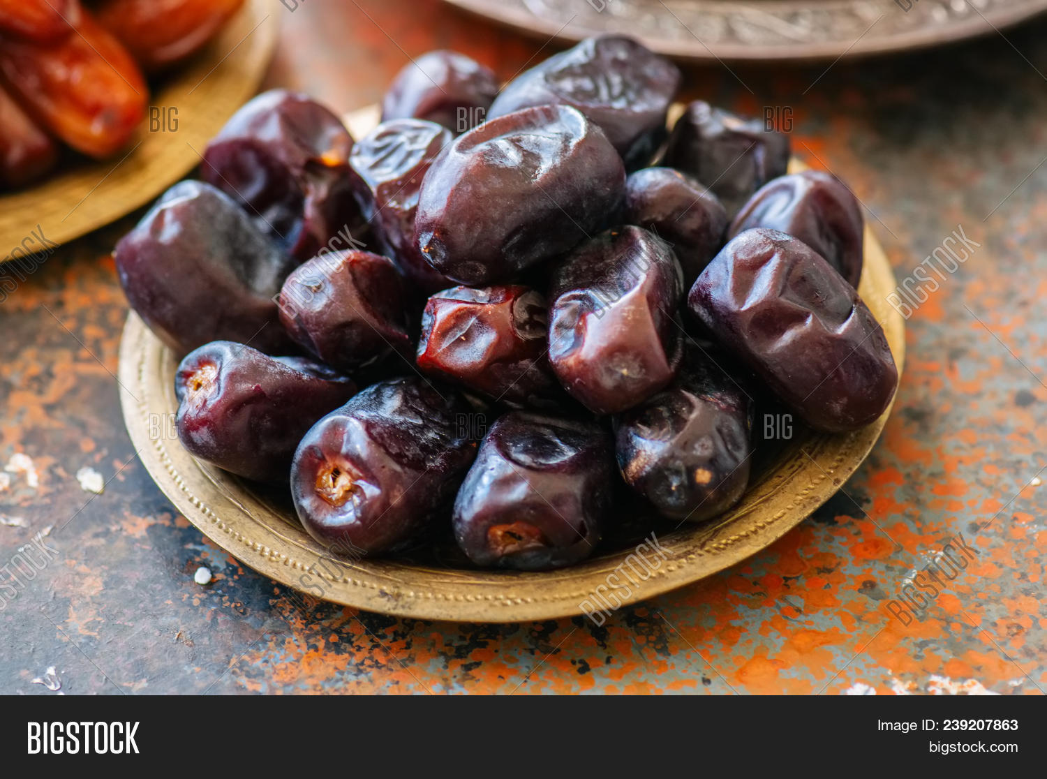 Close Dried Dates Image & Photo (Free Trial) | Bigstock