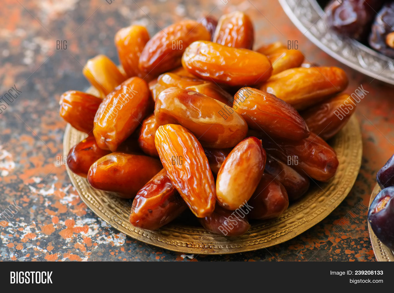 Close Dried Dates Image & Photo (Free Trial) | Bigstock