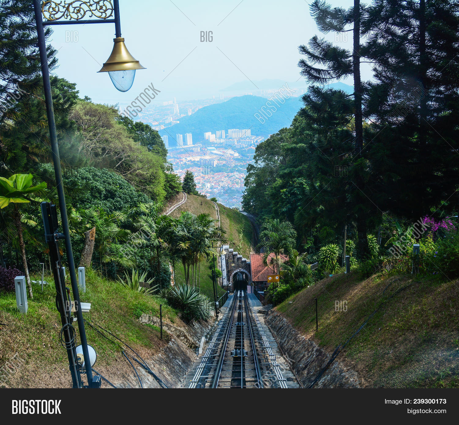 Railway Track On Hill Image & Photo (Free Trial) | Bigstock