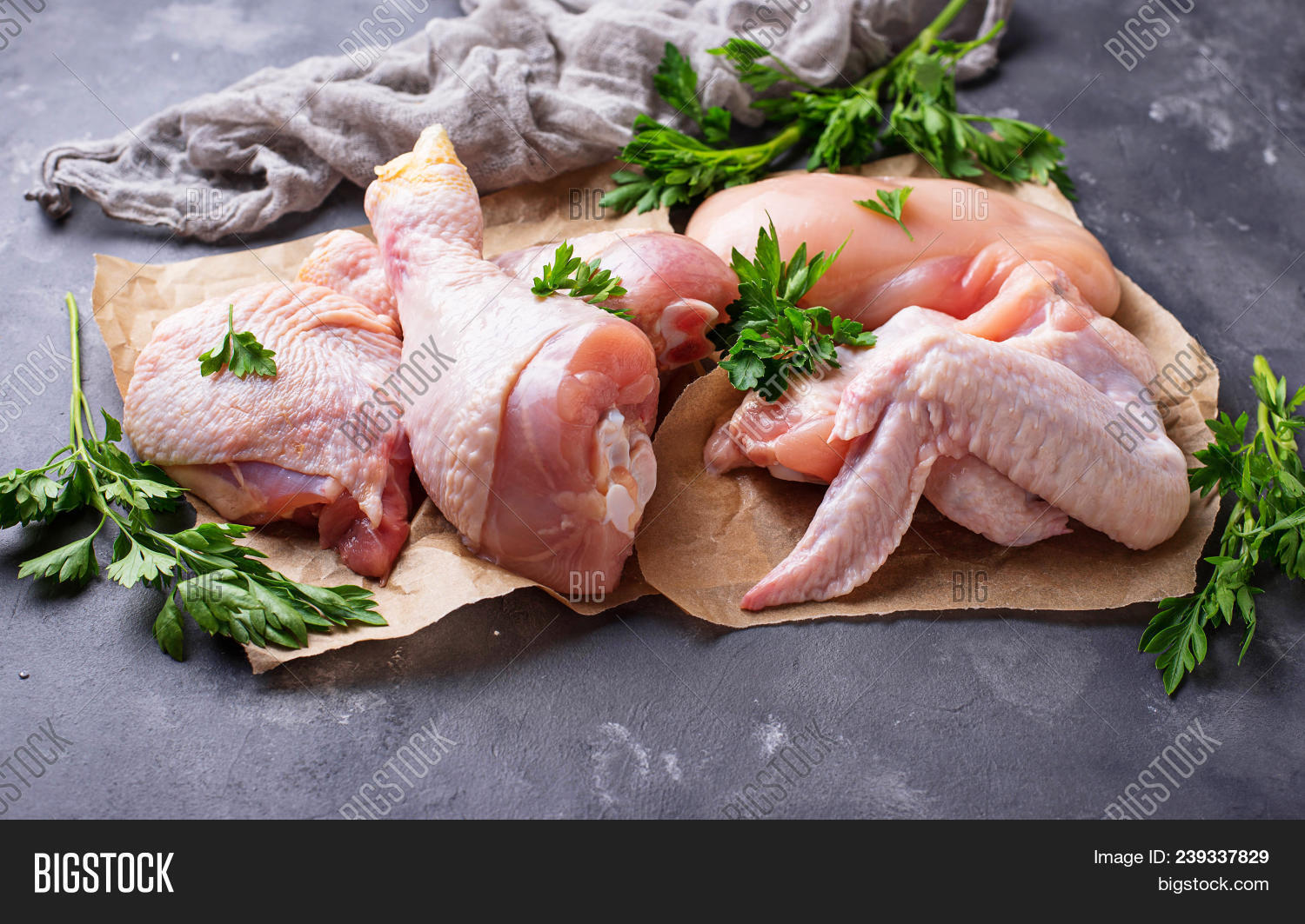 Raw Chicken Meat Image & Photo (Free Trial) | Bigstock