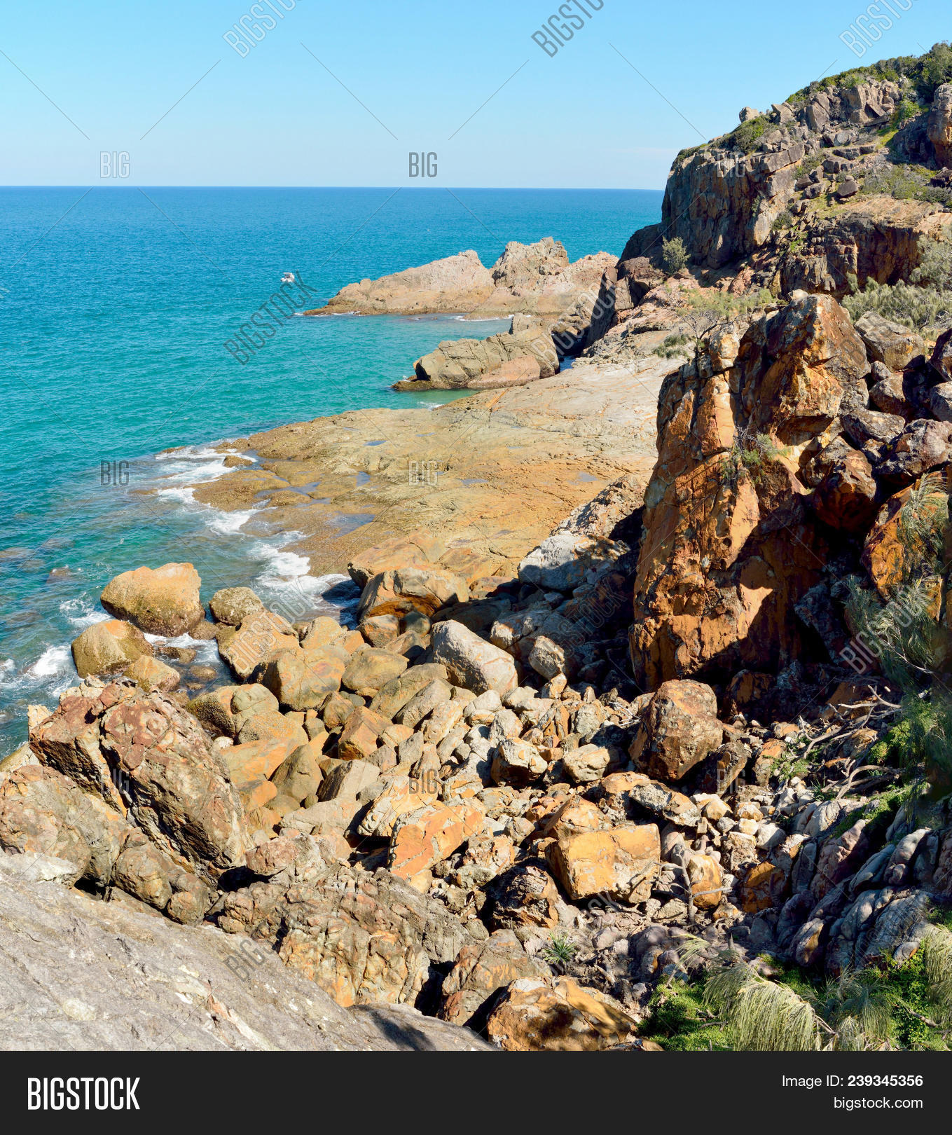 Rocky Coastline Town Image & Photo (Free Trial) | Bigstock