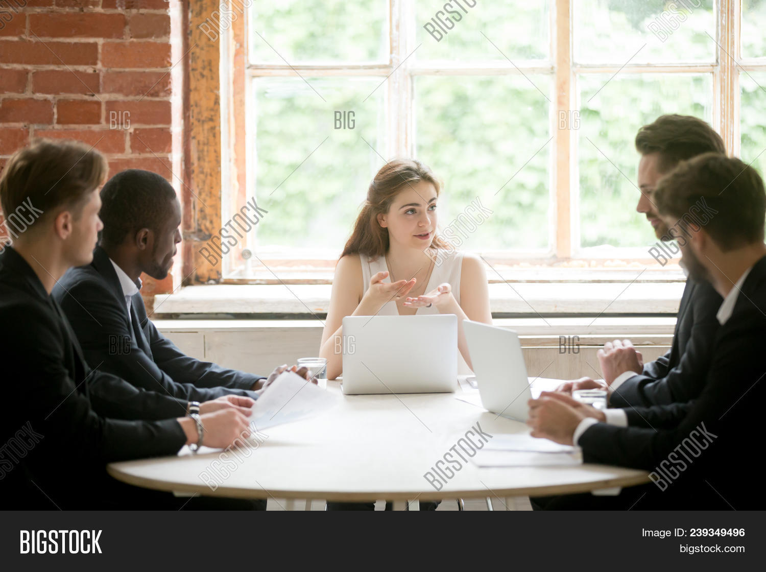 Female Ceo Explaining Image & Photo (Free Trial) | Bigstock