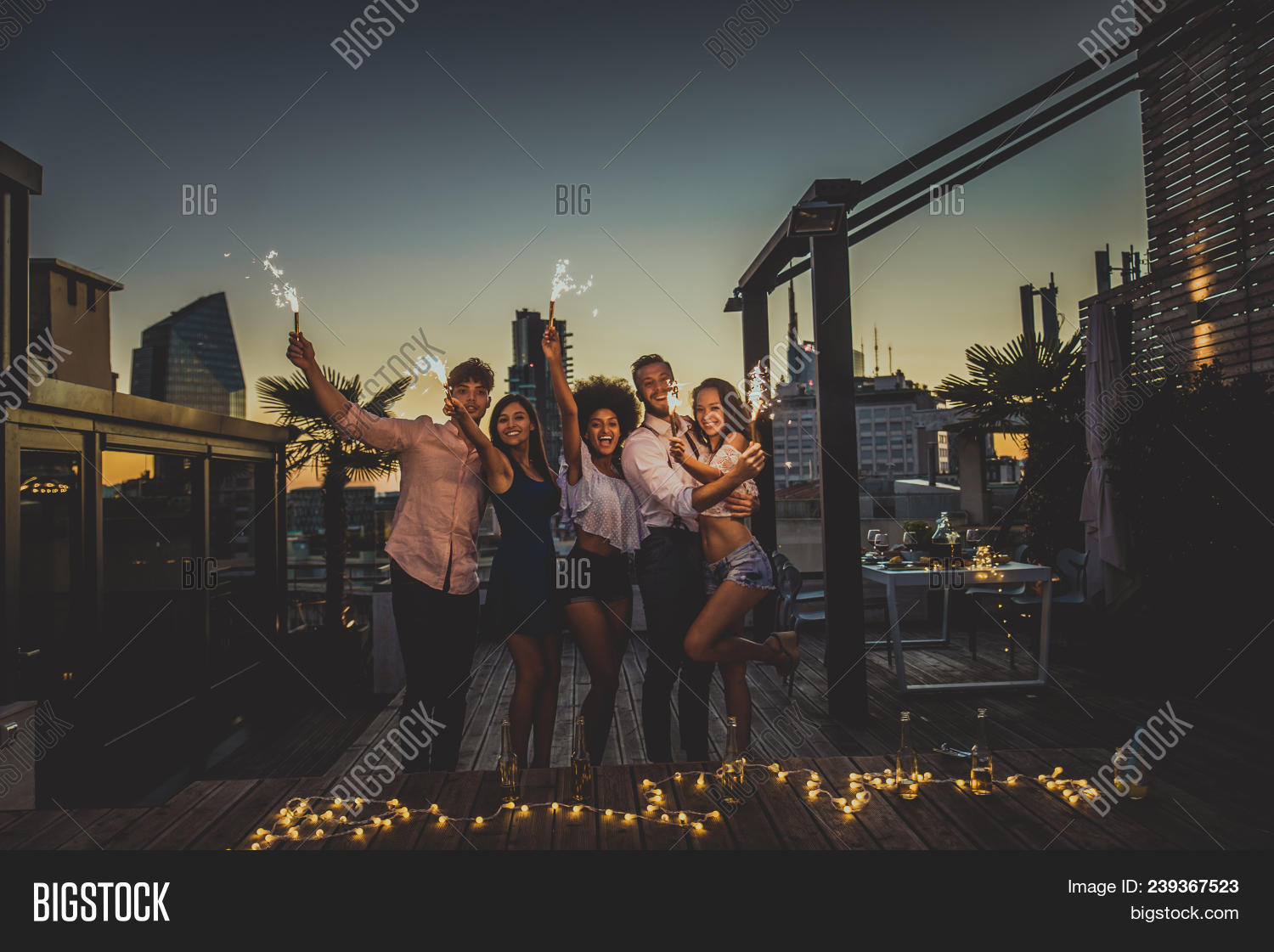 Friends Partying On Image & Photo (Free Trial) | Bigstock