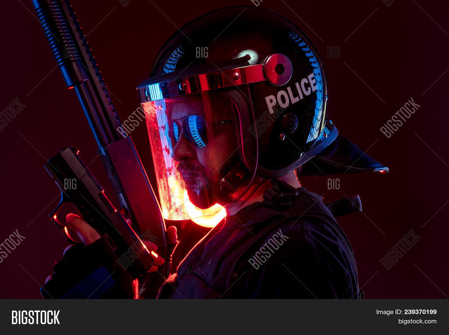 Policeman Full Image & Photo (Free Trial) | Bigstock