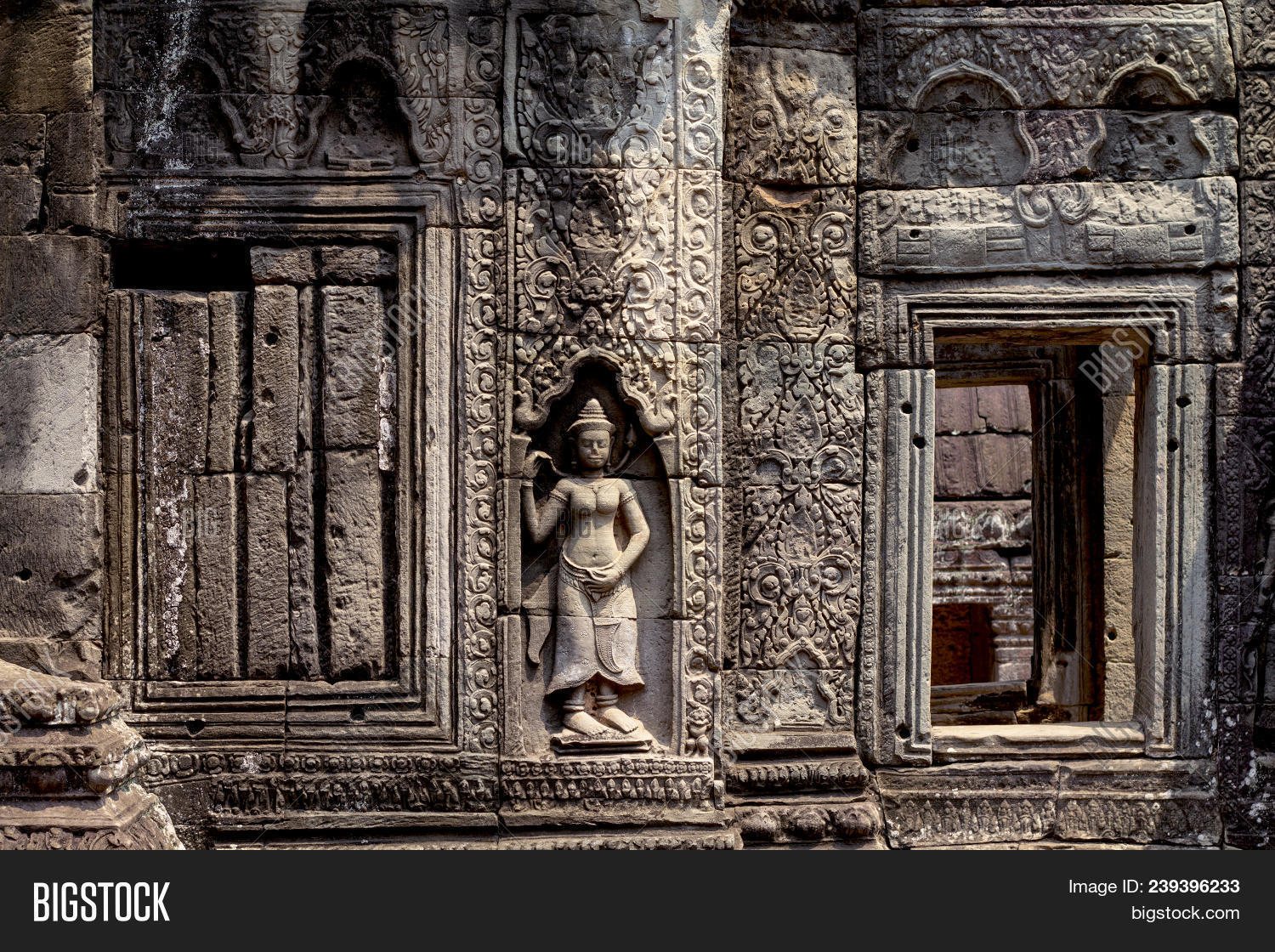 Carved Wall Bas-relief Image & Photo (Free Trial) | Bigstock