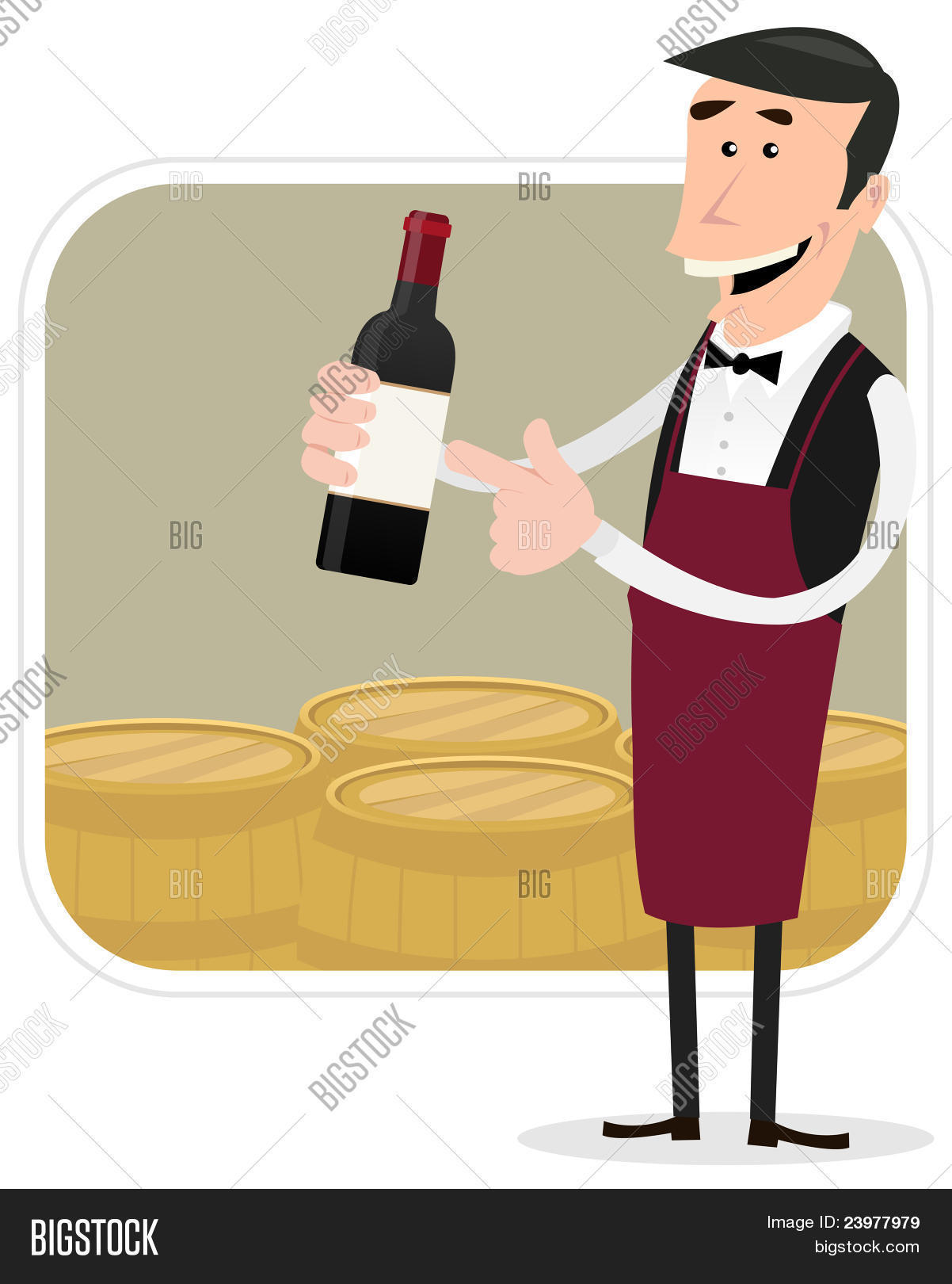 Vector y foto Enólogo De Dibujos (prueba gratis) | Bigstock