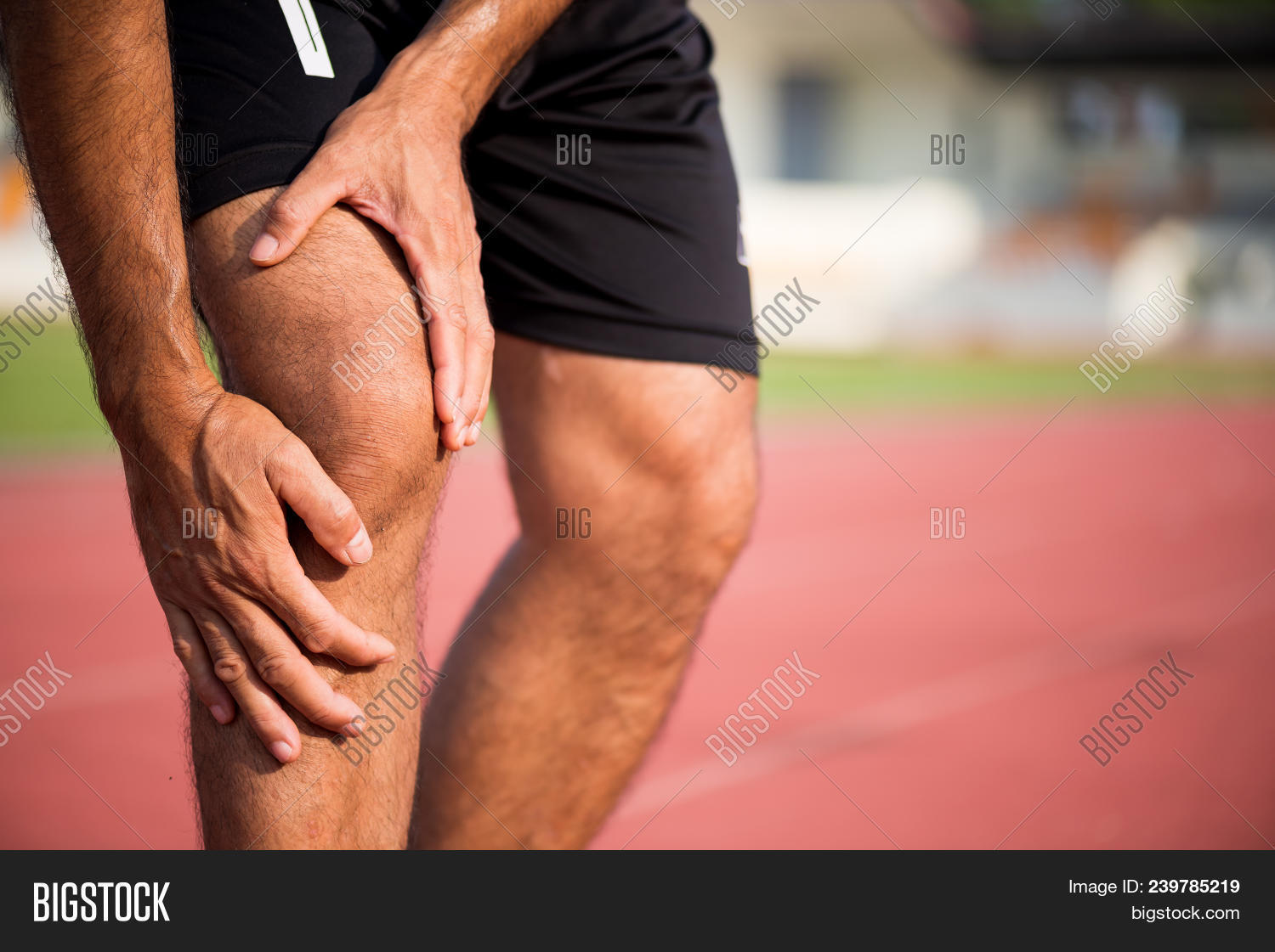 Knee Injuries. Young Image & Photo (Free Trial) | Bigstock