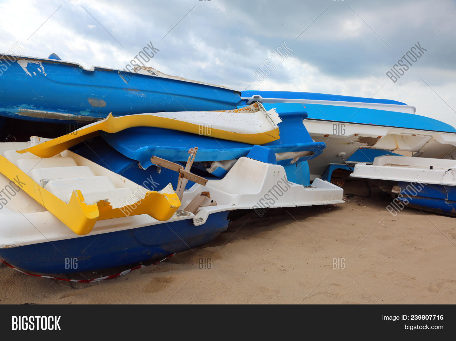 Abandoned Scrap Boats Image & Photo (Free Trial) | Bigstock