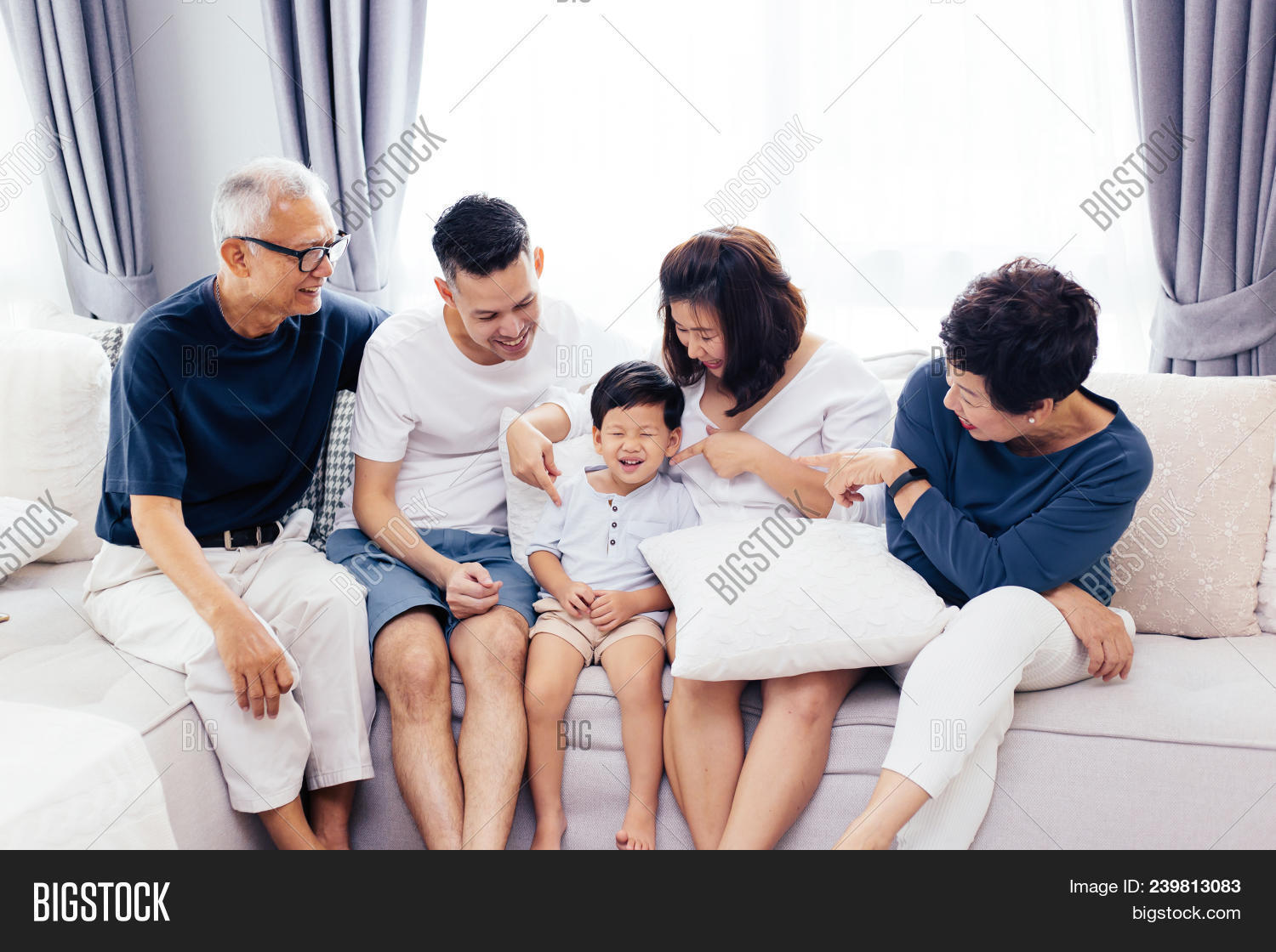 Happy Asian Extended Image & Photo (Free Trial) | Bigstock