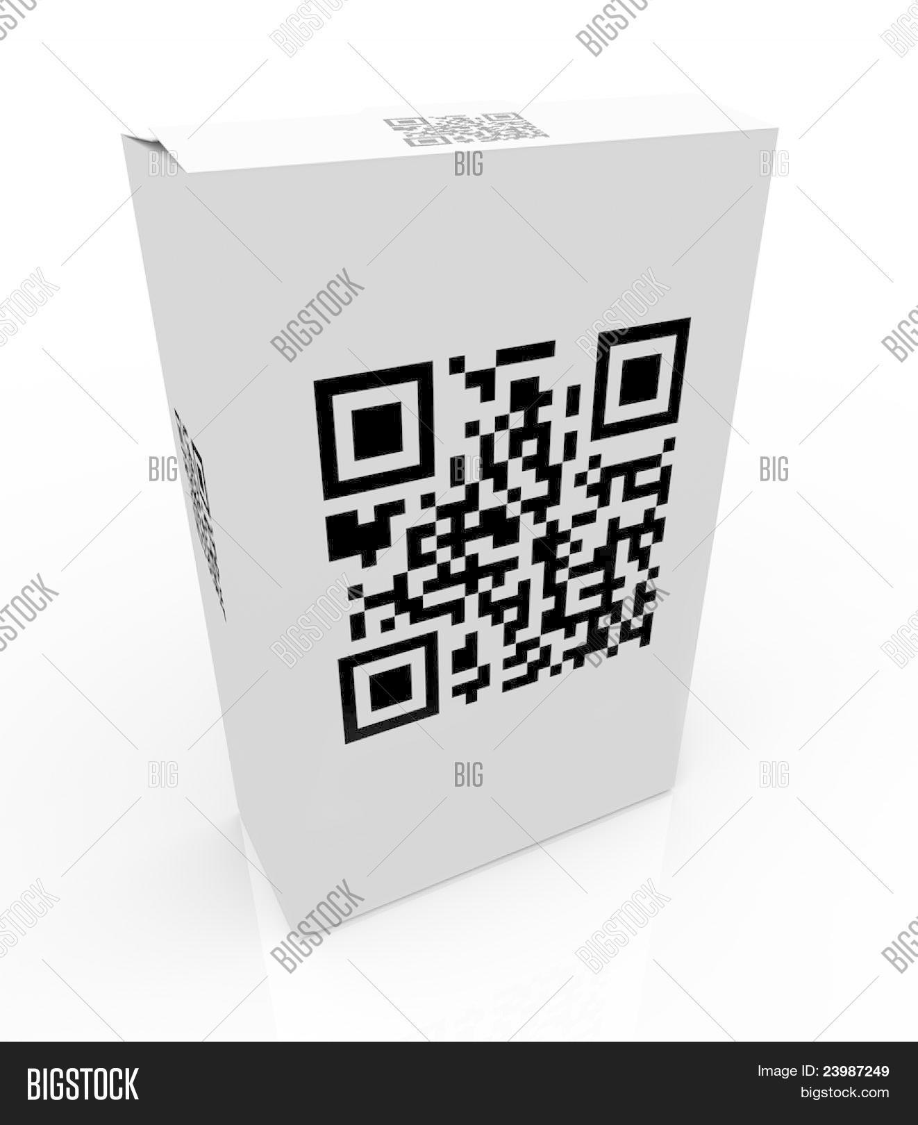QR Code On Product Box Image & Photo (Free Trial) | Bigstock
