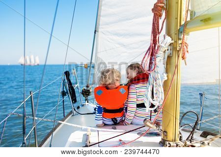 Kids Sail On Yacht Sea Image & Photo (Free Trial) | Bigstock