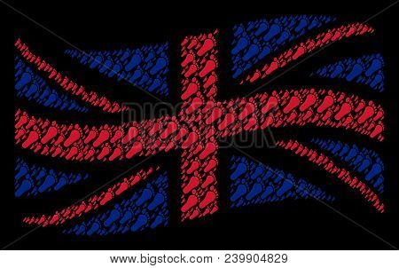 Waving English State Vector & Photo (Free Trial) | Bigstock