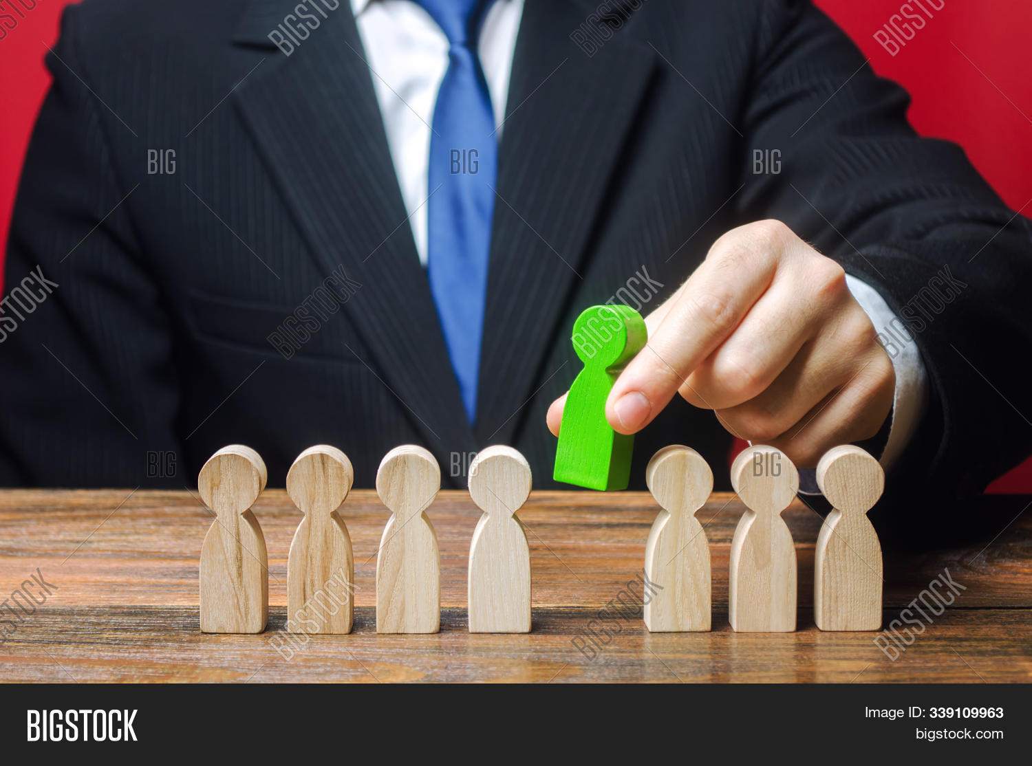 Businessman Chooses Image & Photo (Free Trial) | Bigstock