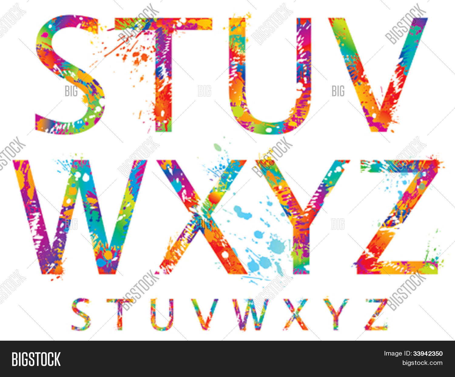 Font - Colorful Vector & Photo (Free Trial) | Bigstock