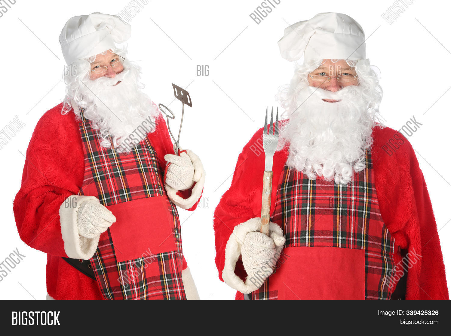 Santa Claus Barbecue. Image & Photo (Free Trial) | Bigstock
