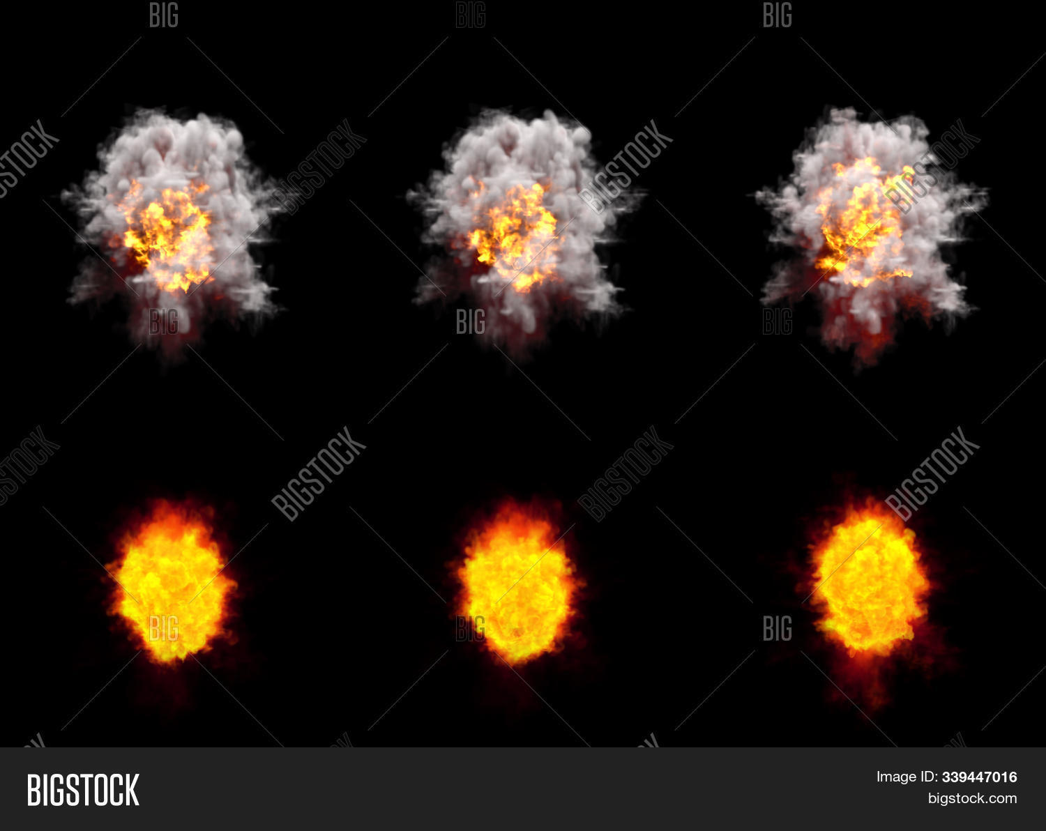 Many Round Explosions Image & Photo (Free Trial) | Bigstock