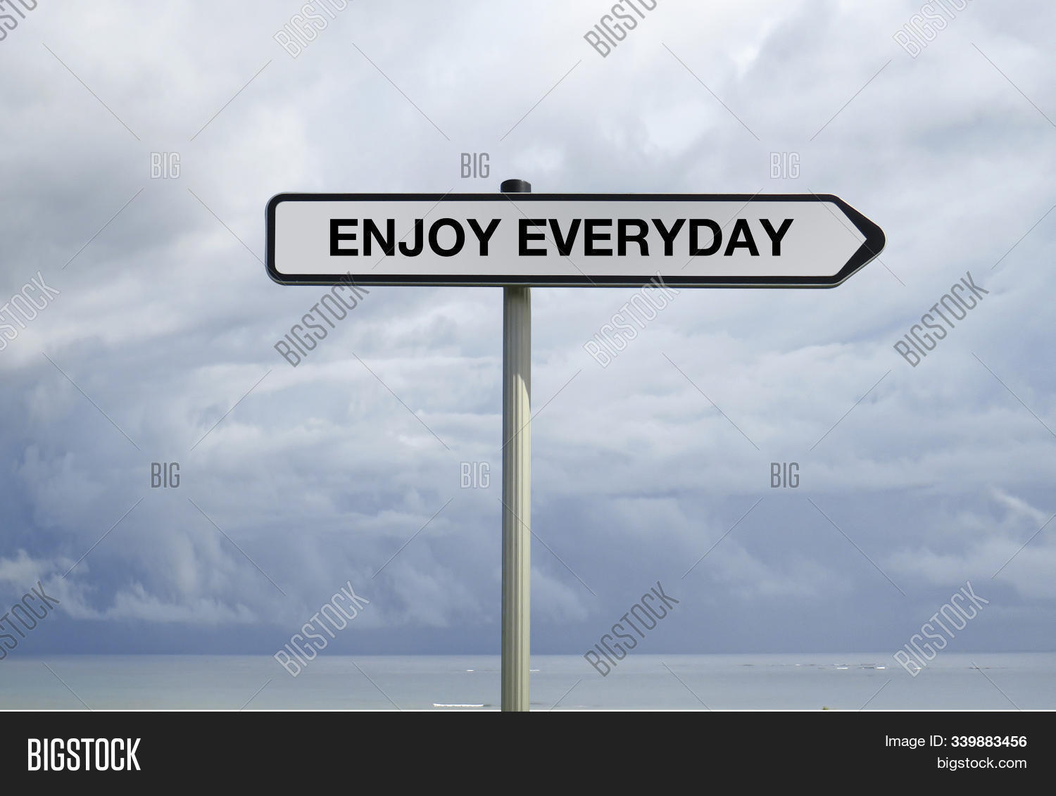 Road Sign Enjoy Image & Photo (Free Trial) | Bigstock