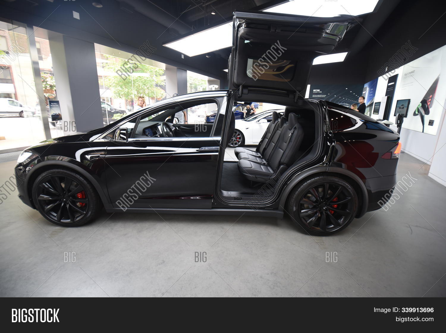 Tesla Black Model X Image & Photo (Free Trial) | Bigstock