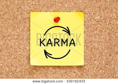 Hand Drawing Karma Image & Photo (Free Trial) | Bigstock