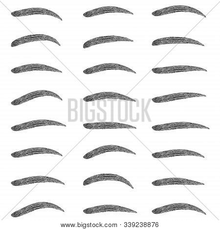 Set Shape Eyebrow Vector & Photo (Free Trial) | Bigstock