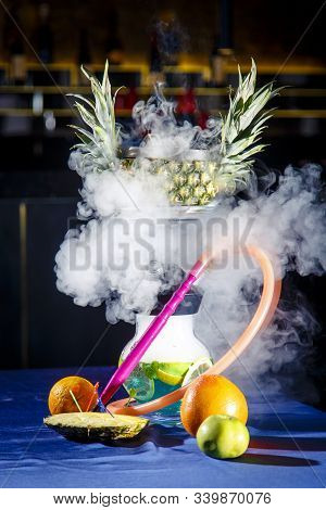 Hookah On Pineapple. Image & Photo (Free Trial) | Bigstock