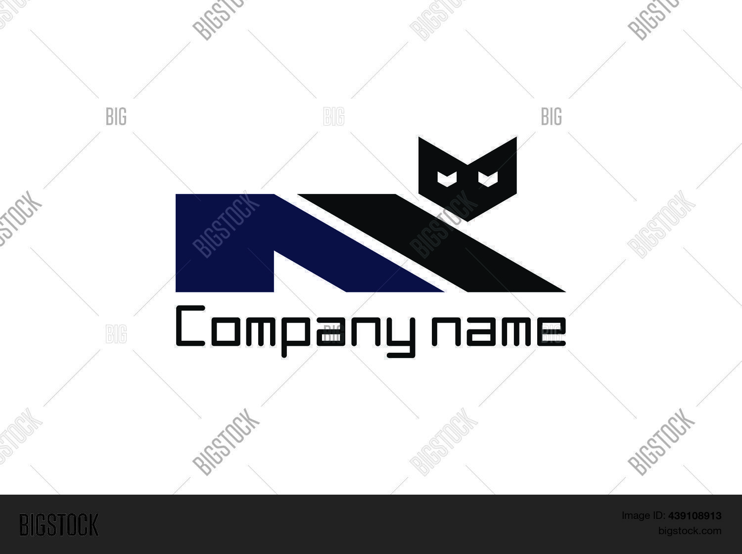 Letter M Cat Logo. Vector & Photo (Free Trial) | Bigstock
