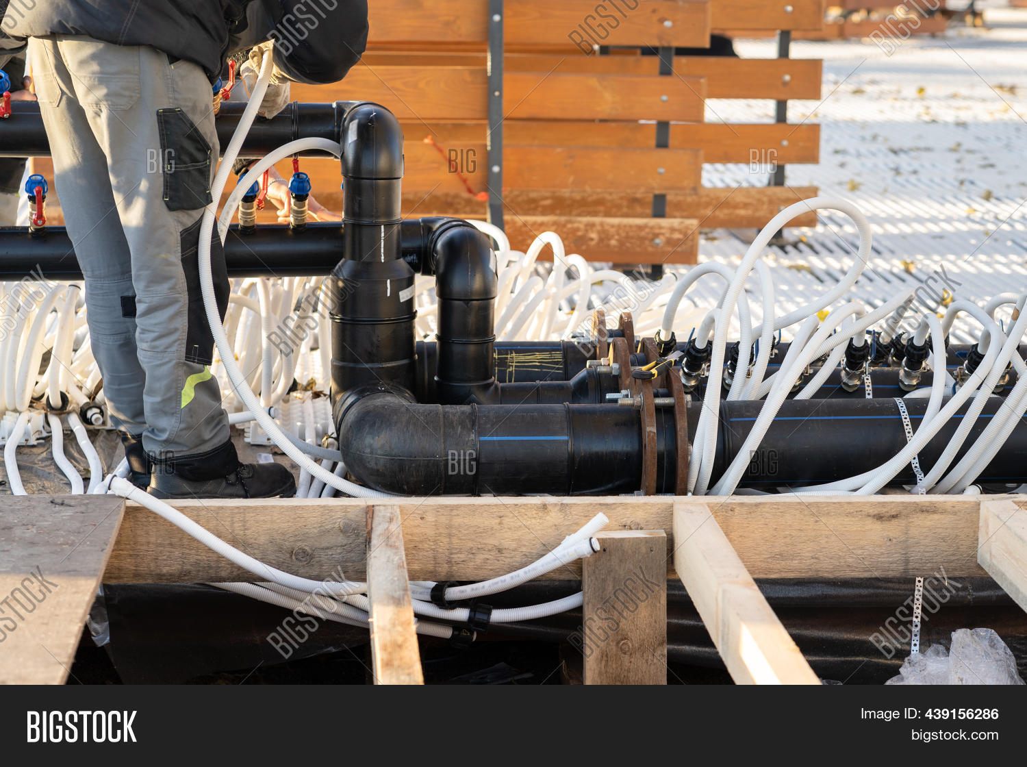Worker Building Ice Image & Photo (Free Trial) | Bigstock