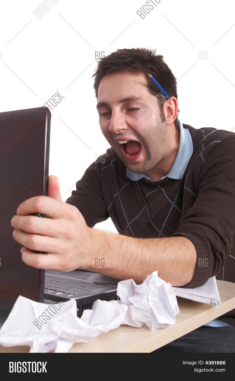 Crazy Work Image & Photo (Free Trial) | Bigstock