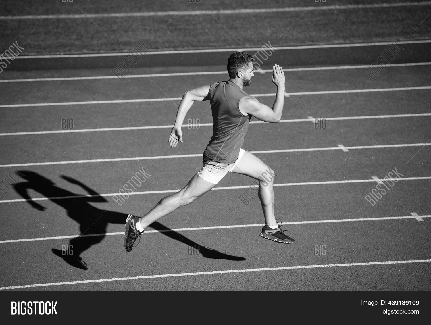 Guy Sprinter Running Image & Photo (Free Trial) | Bigstock