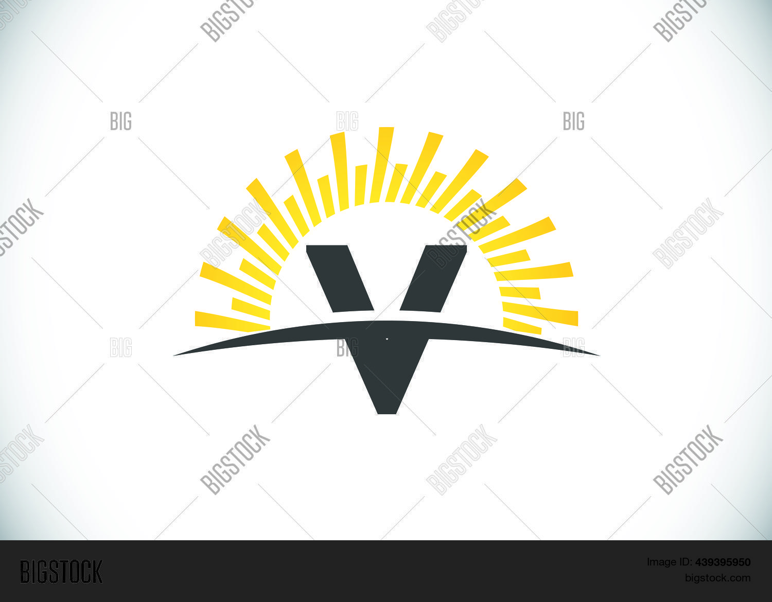 Initial V Monogram Vector & Photo (Free Trial) | Bigstock