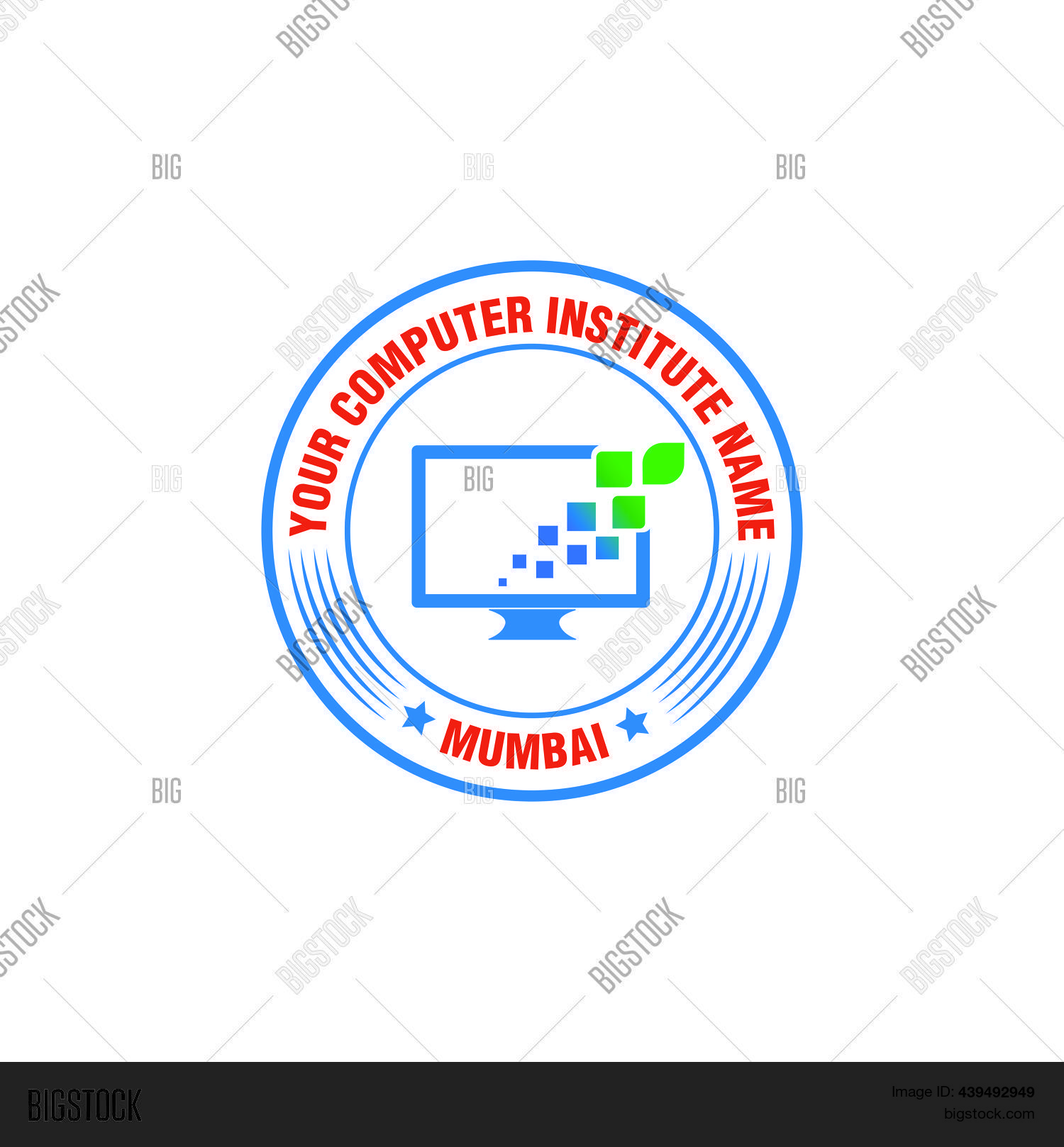 Computer Institute Vector & Photo (Free Trial) | Bigstock