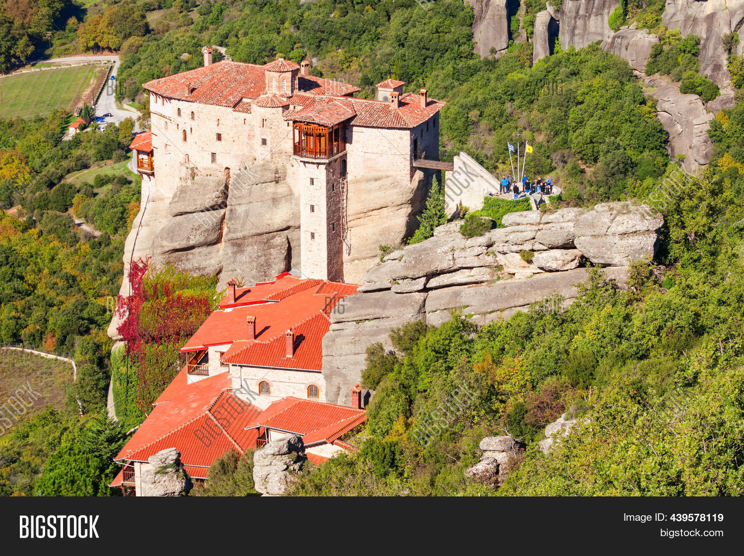 Monastery Rousanou St Image & Photo (Free Trial) | Bigstock