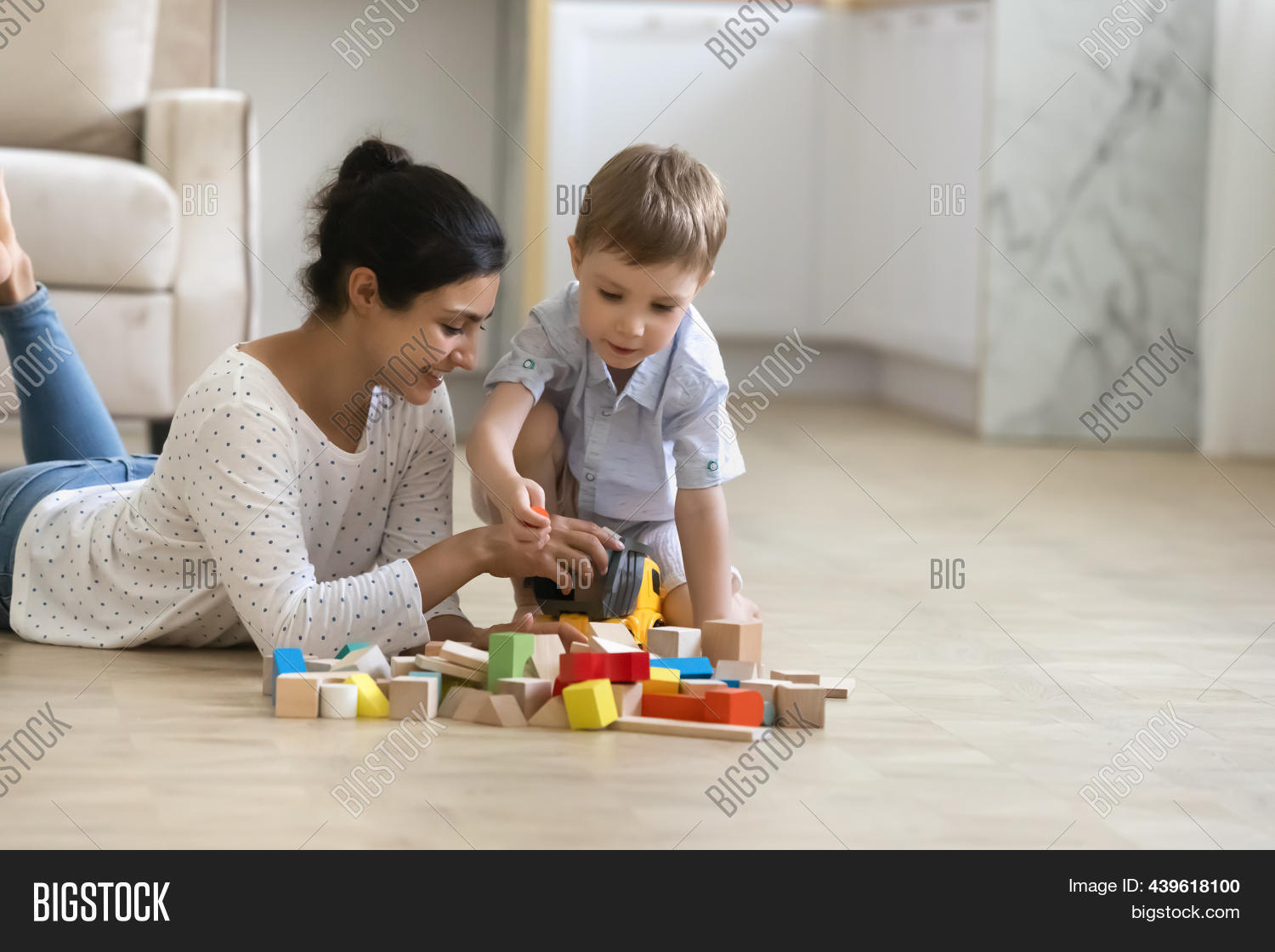 Happy Babysitter Cute Image & Photo (Free Trial) | Bigstock