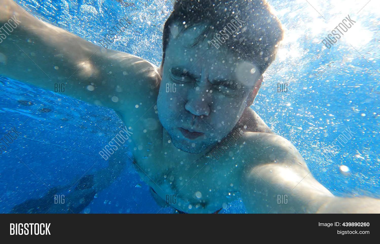 Man Dives Into Pool Image & Photo (Free Trial) | Bigstock