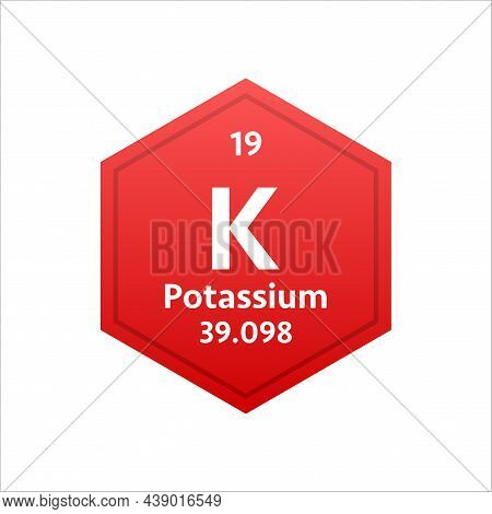 Potassium Symbol. Vector & Photo (Free Trial) | Bigstock